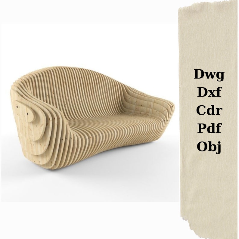 Parametric Design,cnc Machine,wood Bench Model,cutting Machine File,dxf Files,wood Cut File,cnc ...