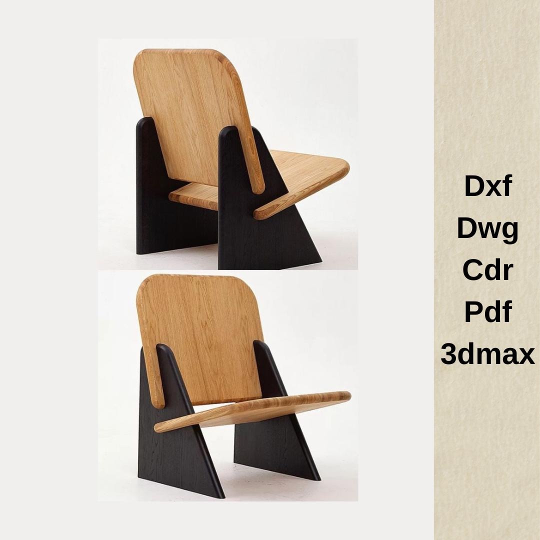 CNC CUTTING FILE Wooden Chair,cnc Chair,furniture Cut File,cnc Files ...
