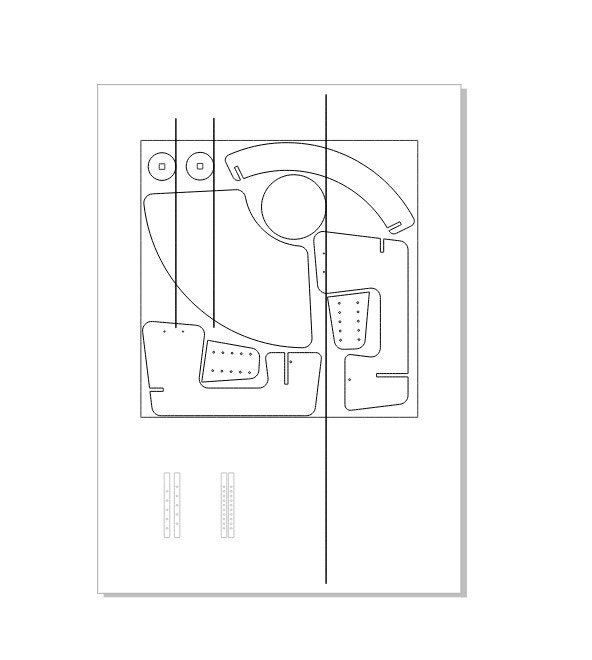 CNC CUTTING FILE Wooden Desk, Cnc Desk, Laser Cut Files, Cnc Files, Dxf ...