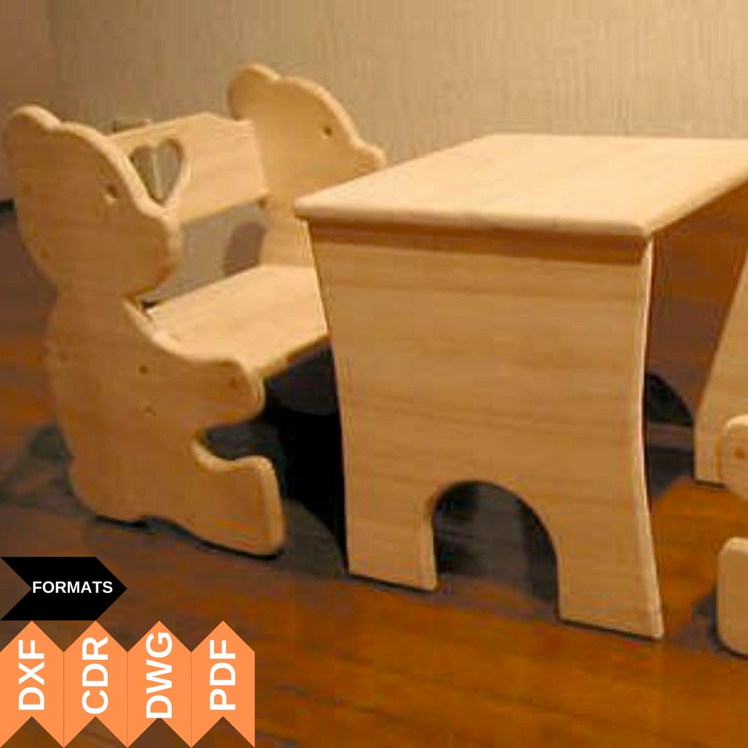 CNC CUTTING FILE Wooden Nursery Furnitures, Cnc Nursery Furnitures ...