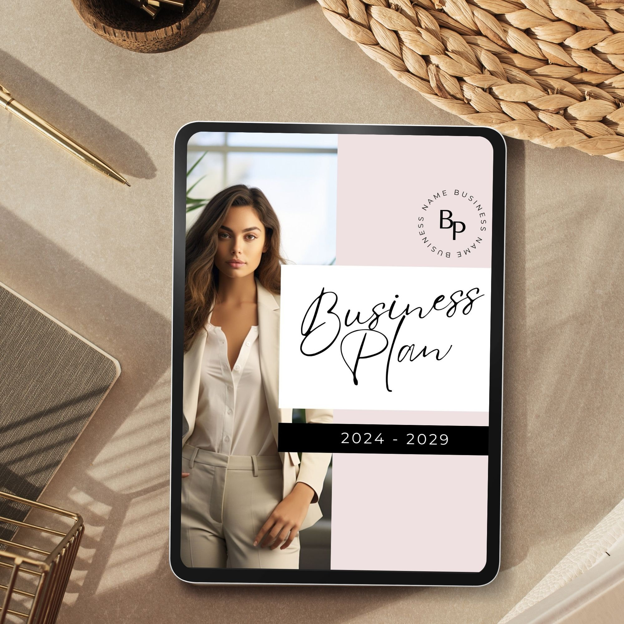 New Business Plan Template, Proposal Startup Business, Etsy Business ...