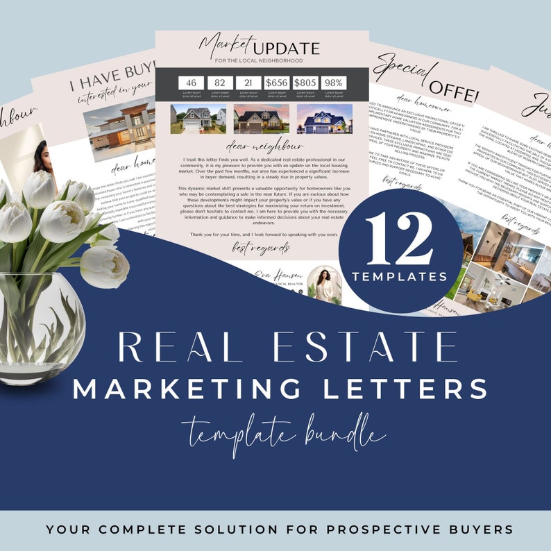 Real Estate Marketing Letters, Prospecting Luxury Realtor Marketing ...