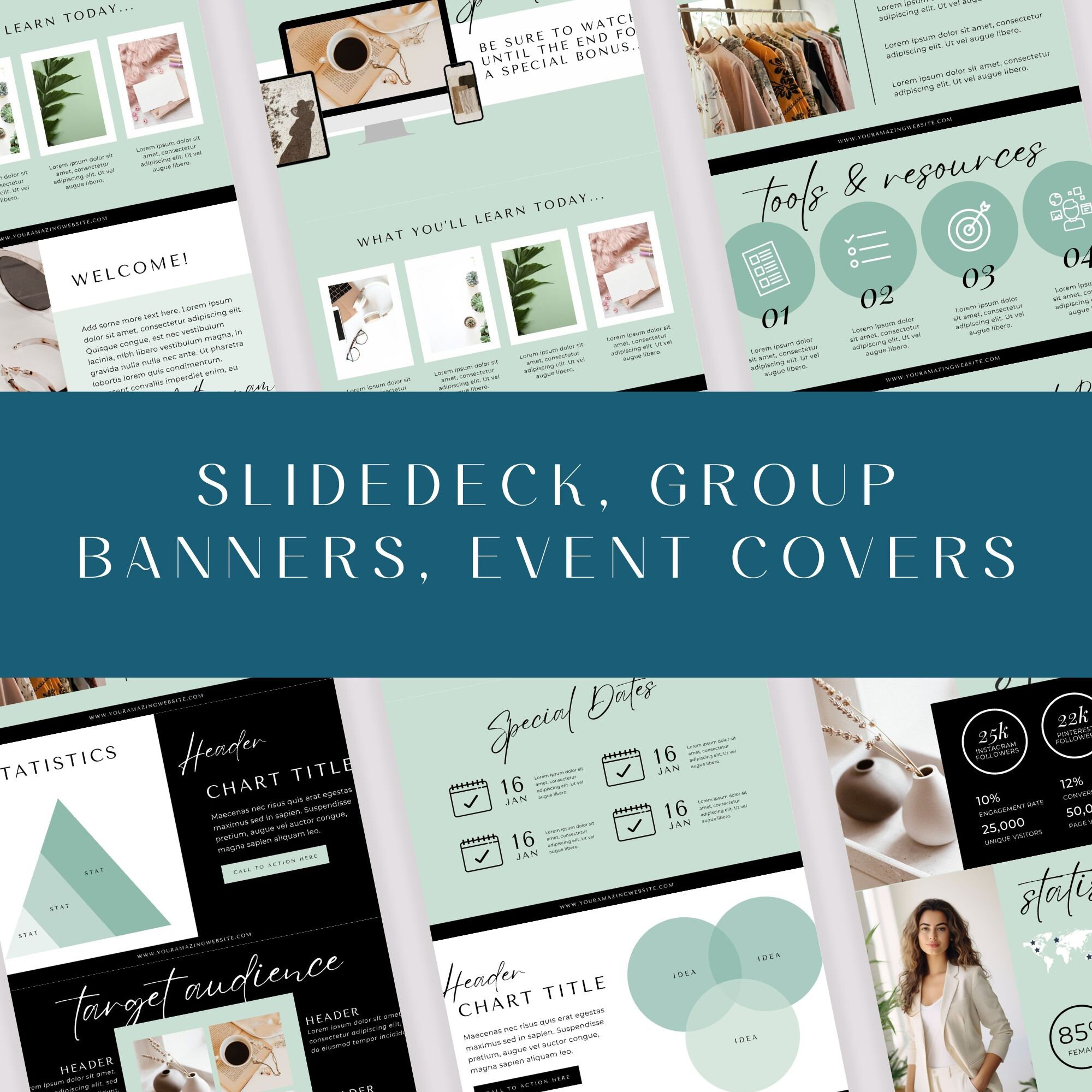 Brand Identity Guidelines Branding Starter Kit, Canva Template, Full ...