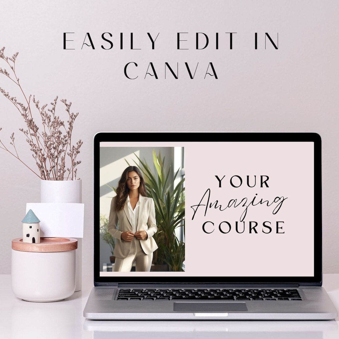 Course Creator Slide Deck, Webinar Template, Canva Pitch Deck ...