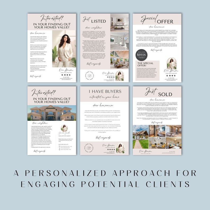 Real Estate Marketing Letters, Prospecting Luxury Realtor Marketing ...