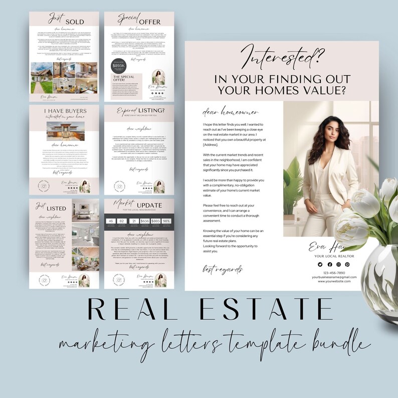 Real Estate Marketing Letters, Prospecting Luxury Realtor Marketing ...