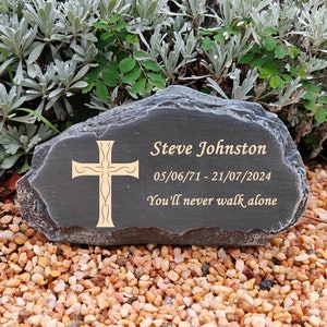 Personalised Gravestone Memorial, Memorial Headstone Grave Marker for ...