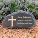 Personalised Gravestone Memorial, Memorial Headstone Grave Marker for ...