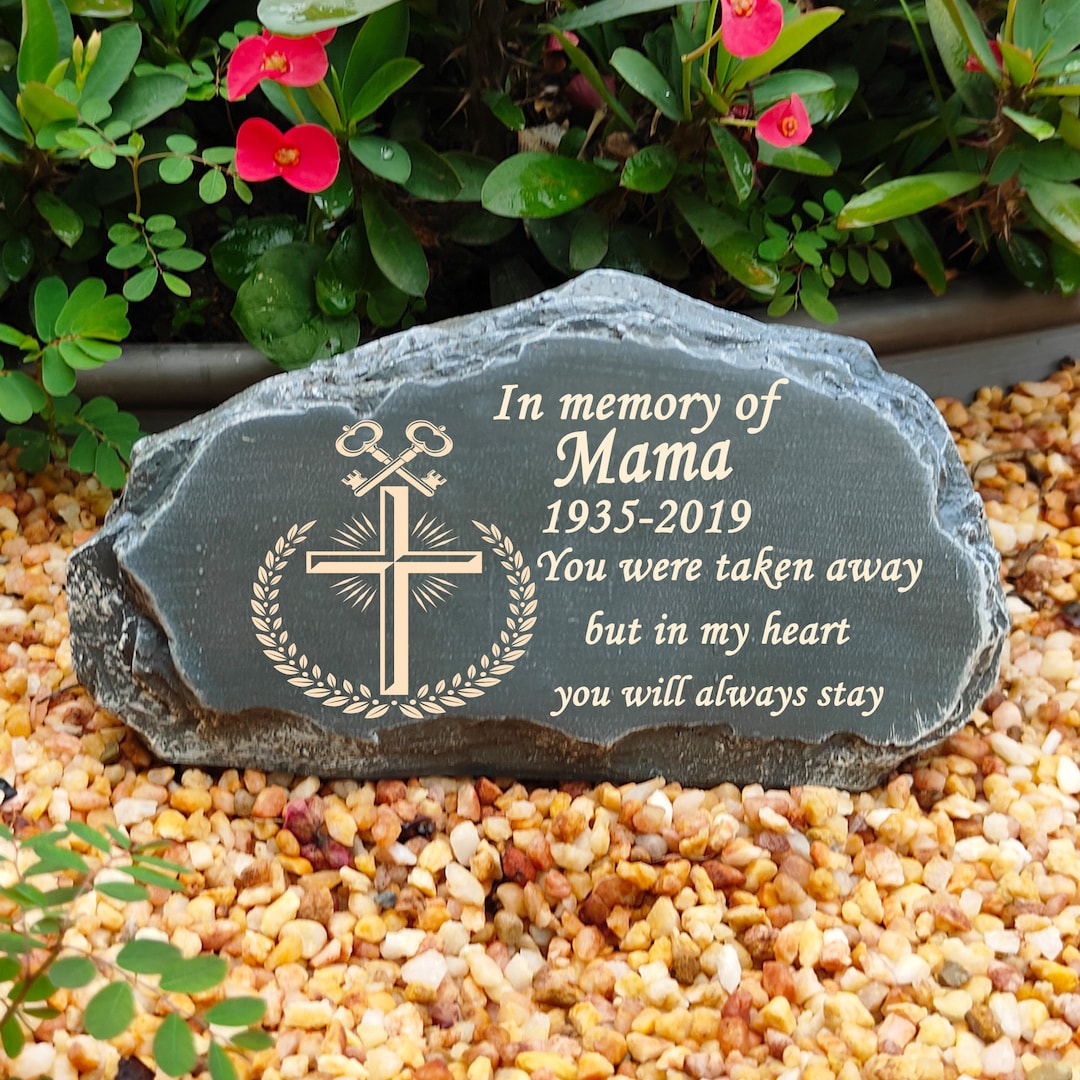 Personalised Gravestone Memorial, Memorial Headstone Grave Marker for ...