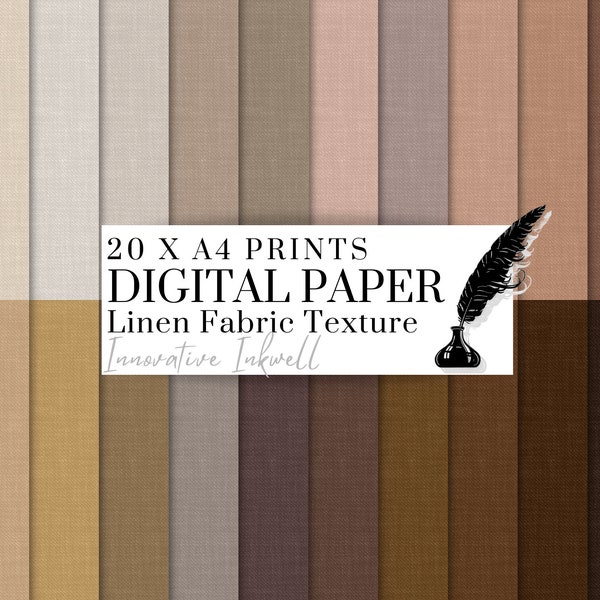 Linen Texture Paper - Etsy