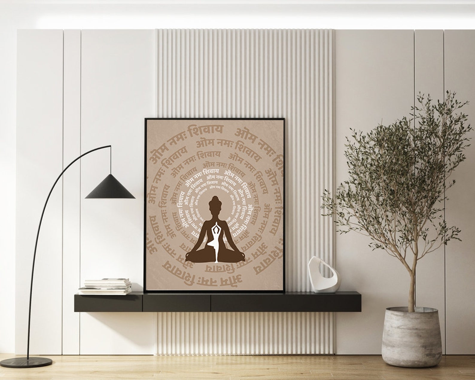 Spiritual Meditation Wall Art Sanskrit Yoga Mantra Studio Poster ...