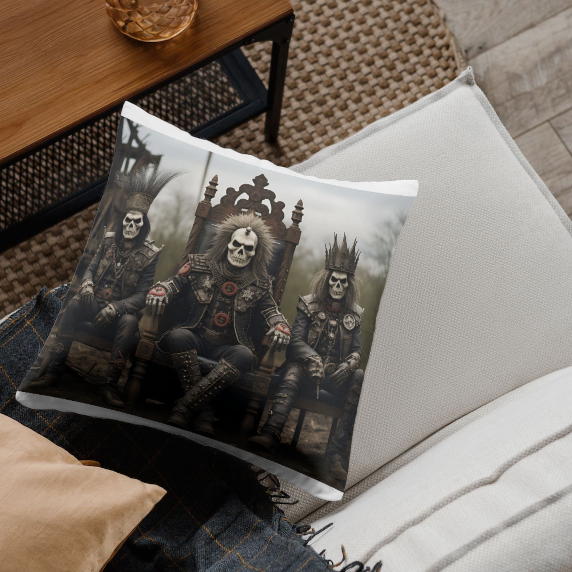 Gothic Skull Scene Goth Horrorcore Scene Clipart PNG Creepy Art Ghouls ...