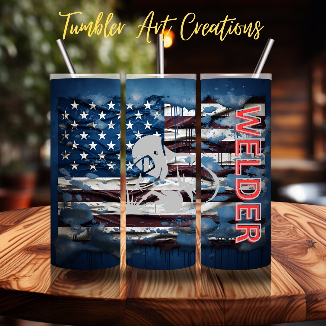 Welder Tumbler Wrap Skinny Tumbler Wrap Welder Tumbler PNG Sublimation ...
