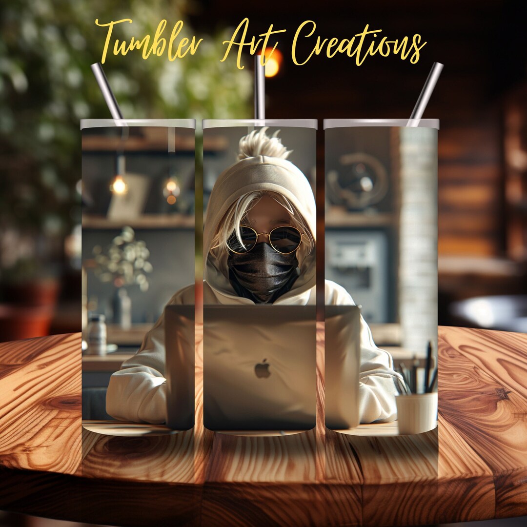 Computer Hacker Tumbler Wrap 20 Oz Skinny Tumbler PNG Hacking Internet ...