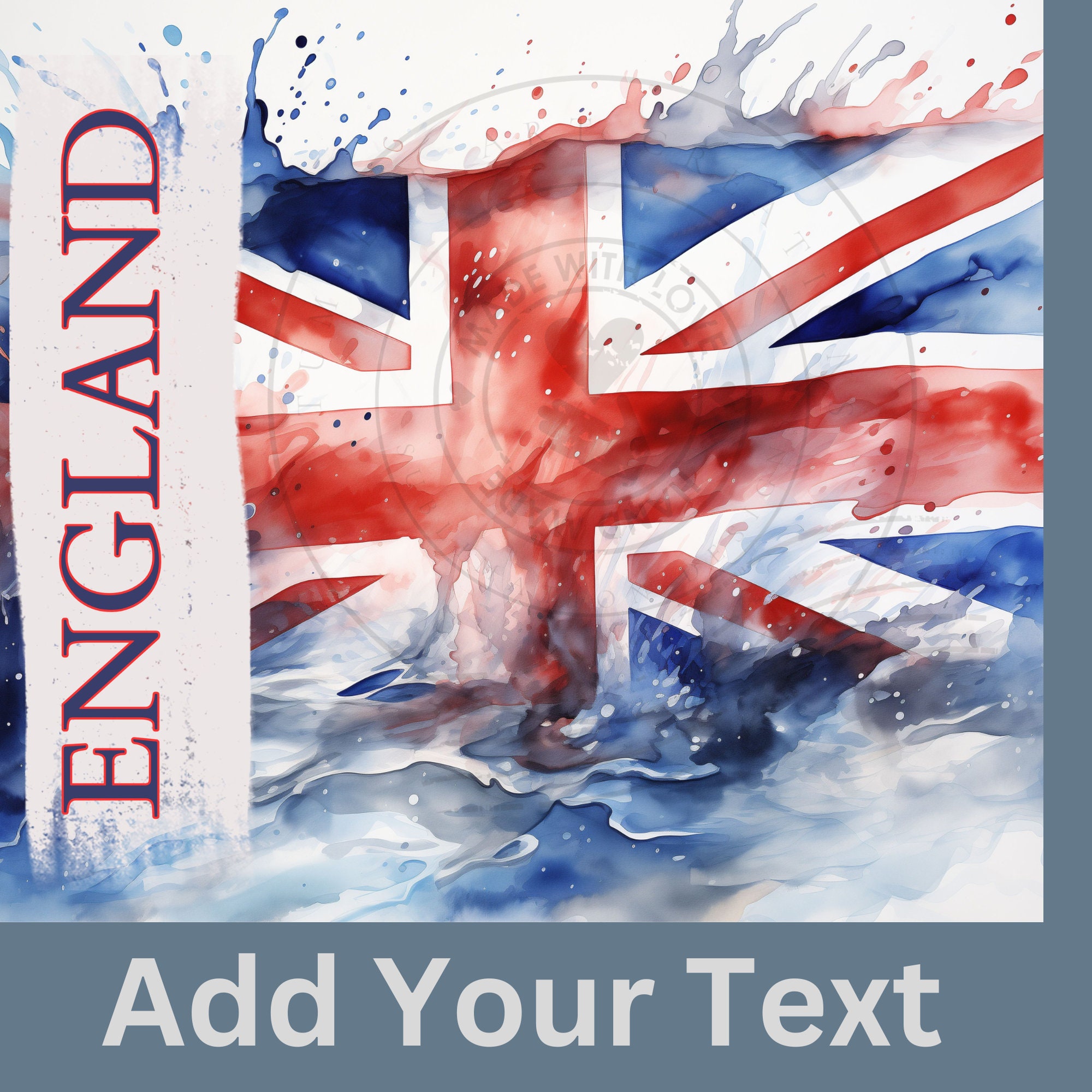 British Flag 20 Oz Skinny Tumbler Wrap Sublimation Design Digital ...