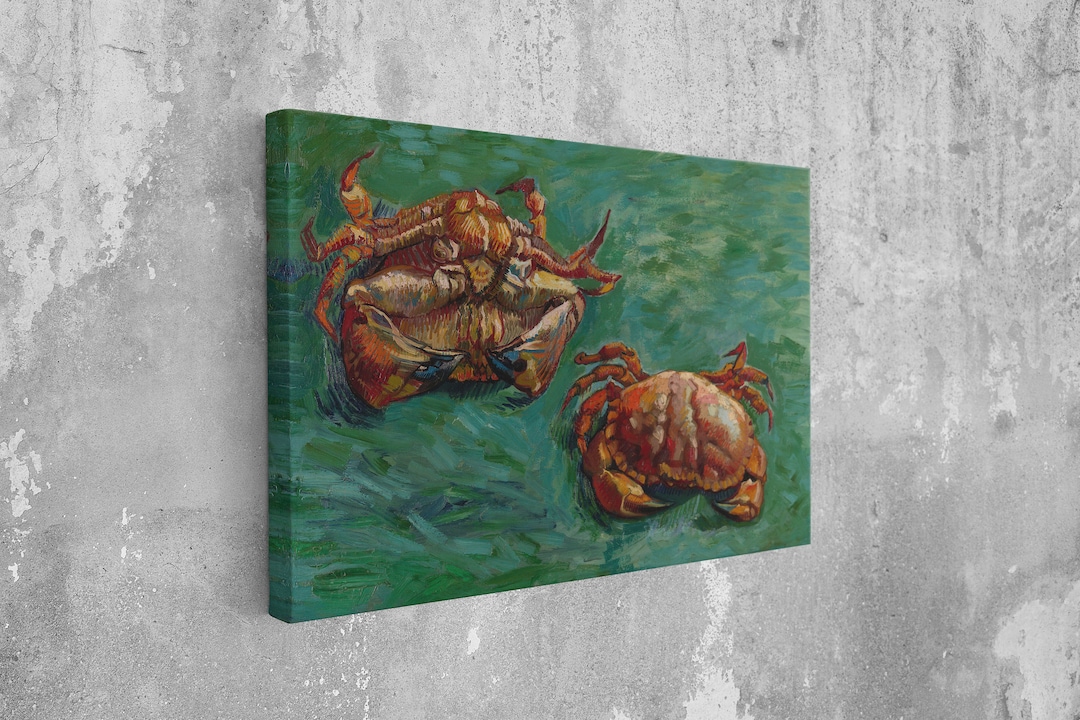 Vincent Van Gogh Painting Two Crabs Print on Canvas Van Gogh Painting ...