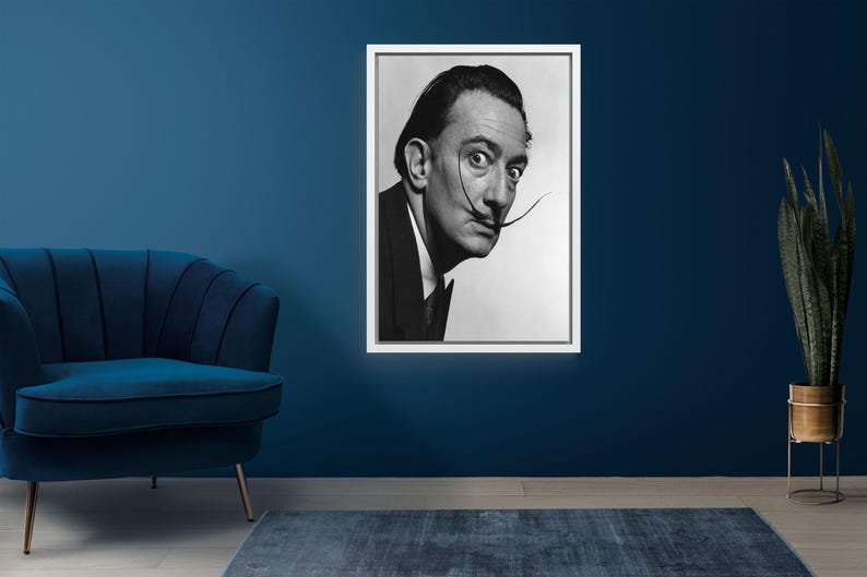 Salvador Dali Art, Modern Canvas Art, Office Art Decor, Wall Hanging ...