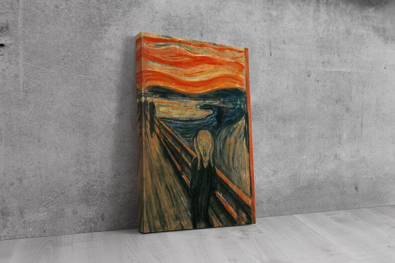 Edvard Munch's the Scream Painting 1893 National Gallery Norway, the ...