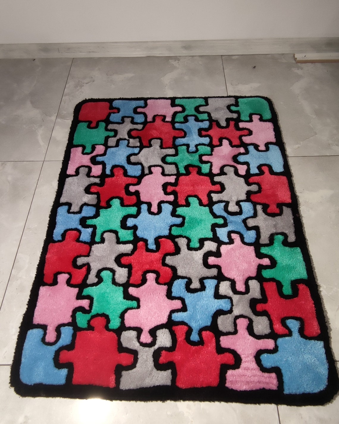 Personalized Handmade Tufted Rug: Custom Shape Bedroom Rug - Etsy