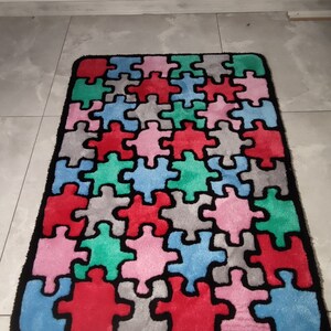 Personalized Handmade Tufted Rug: Custom Shape Bedroom Rug - Etsy