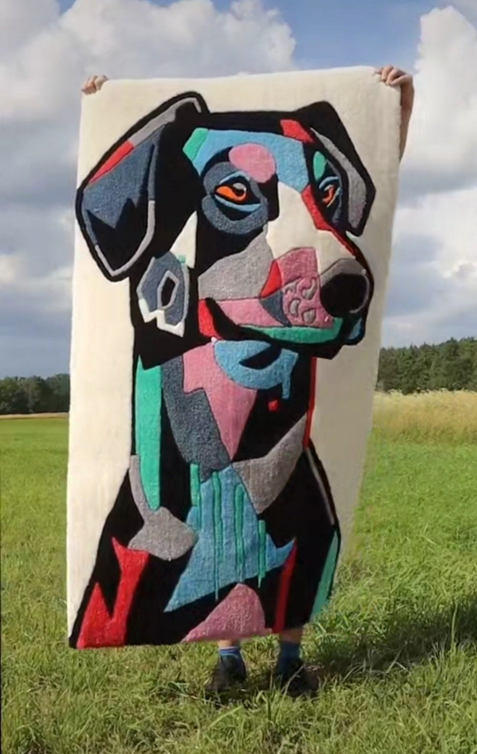 Personalized Handmade Tufted Rug: Custom Shape Bedroom Rug - Etsy