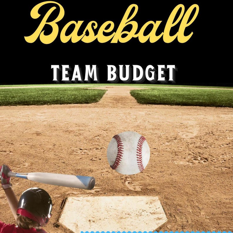 Baseball Team Budget Template: Easy Expense Tracker (digital Download ...