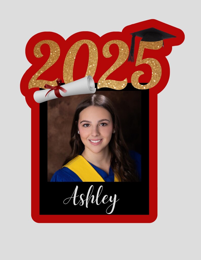 Custom Graduation Photo Centerpiece/ Graduation Cake Topper / French ...