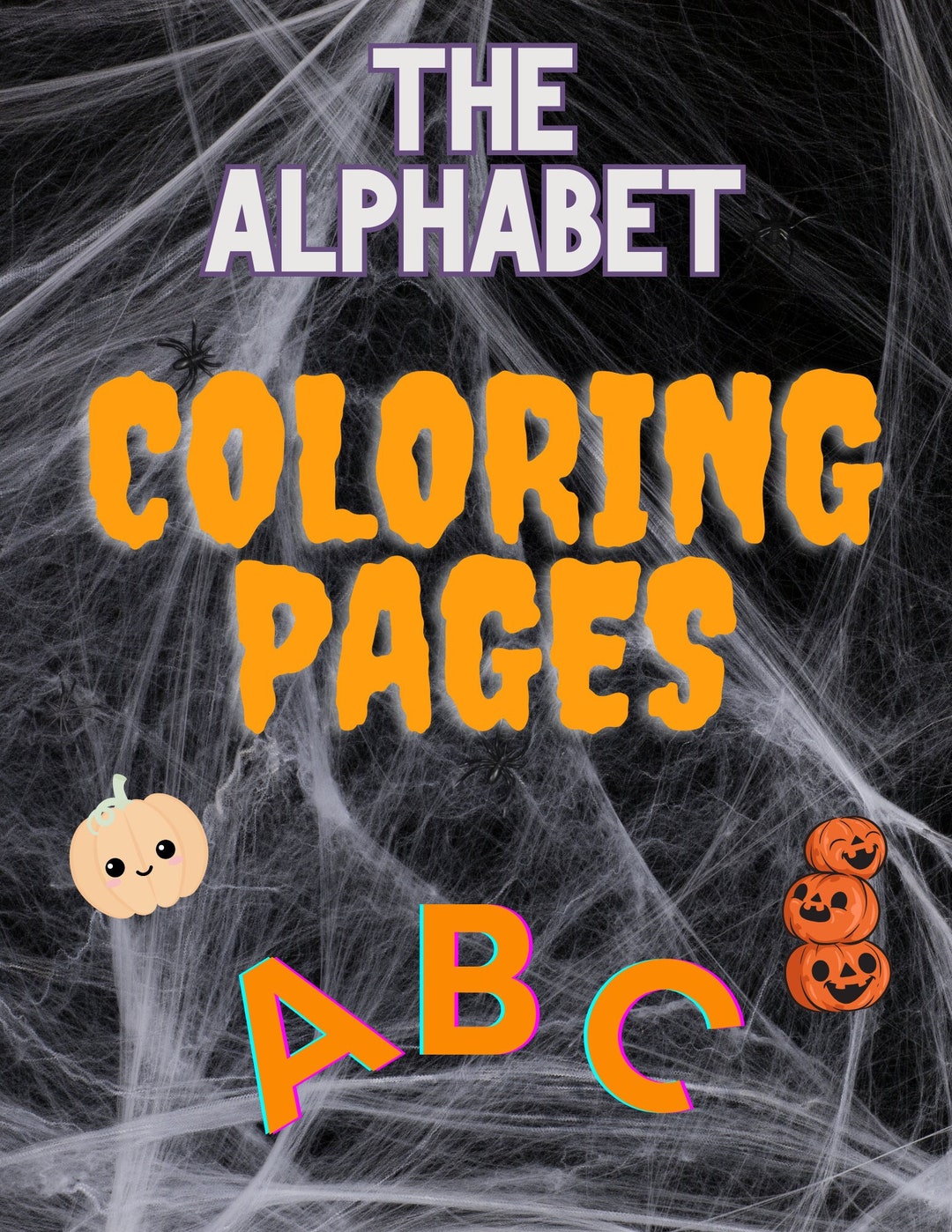 Halloween Alphabet Coloring Pages 27 PRINTABLE Pages Preschool Coloring ...
