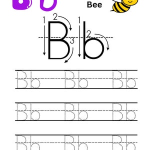 Alphabet Letter Tracing Teachers Preschool Kindergarten Daycare ...