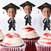 Personalized Graduation Face Cupcake Topper (digital Download) - Etsy