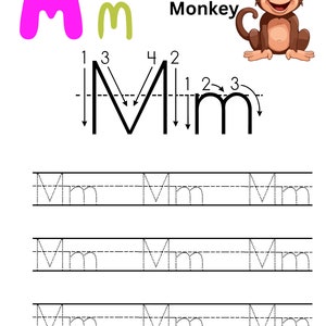 Alphabet Letter Tracing Teachers Preschool Kindergarten Daycare ...