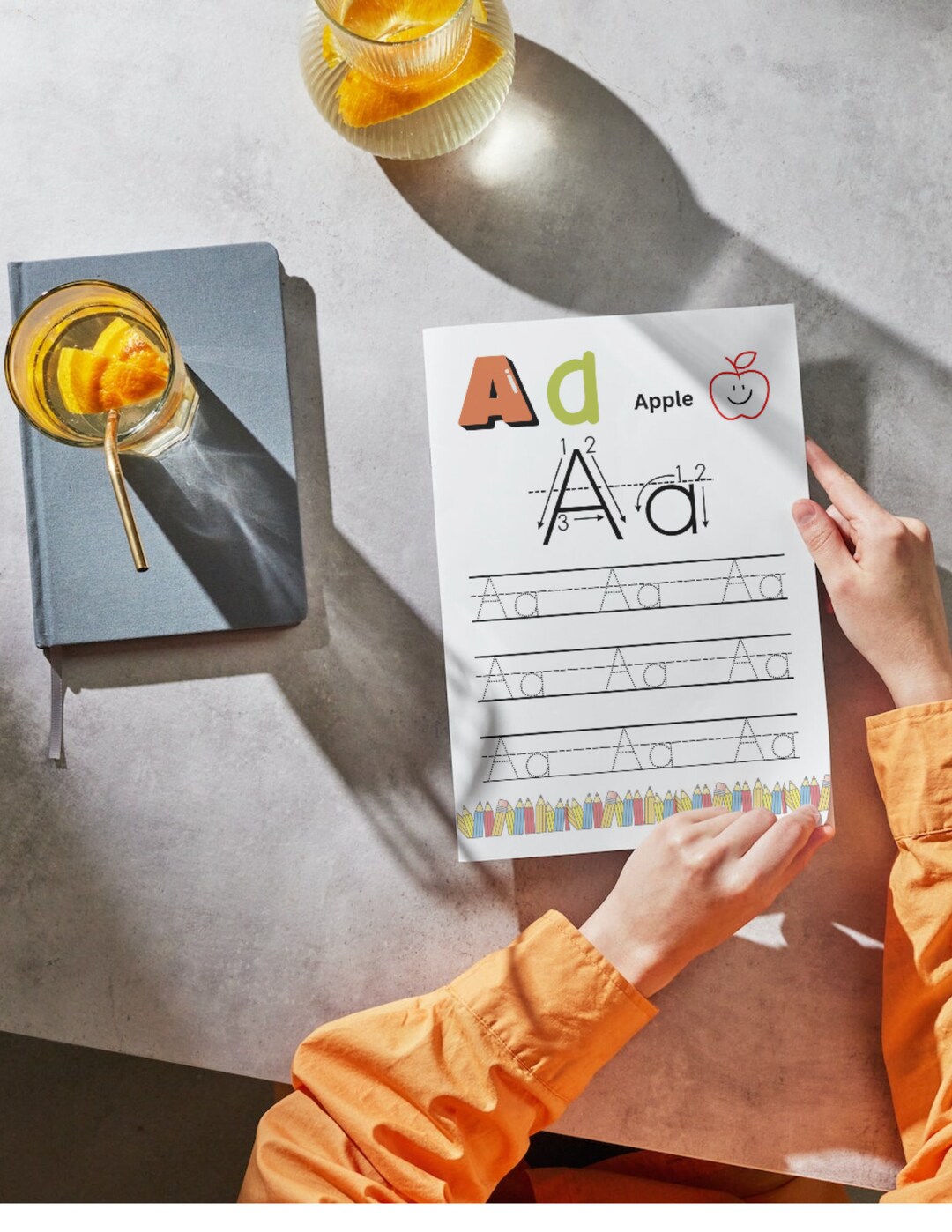 Alphabet Letter Tracing Teachers Preschool Kindergarten Daycare ...