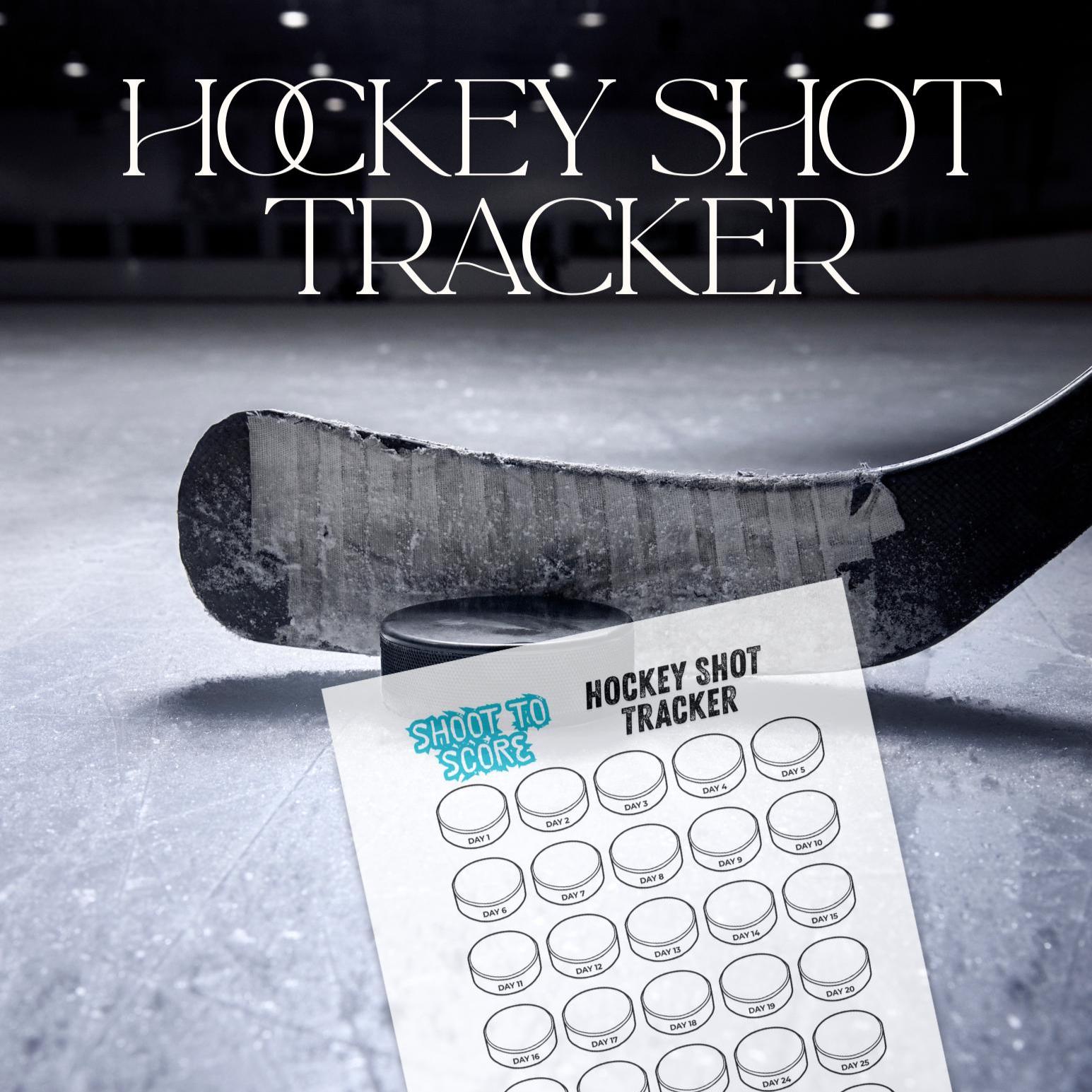 30-day Hockey Shot Tracker Printable | Kids Hockey Training Chart ...