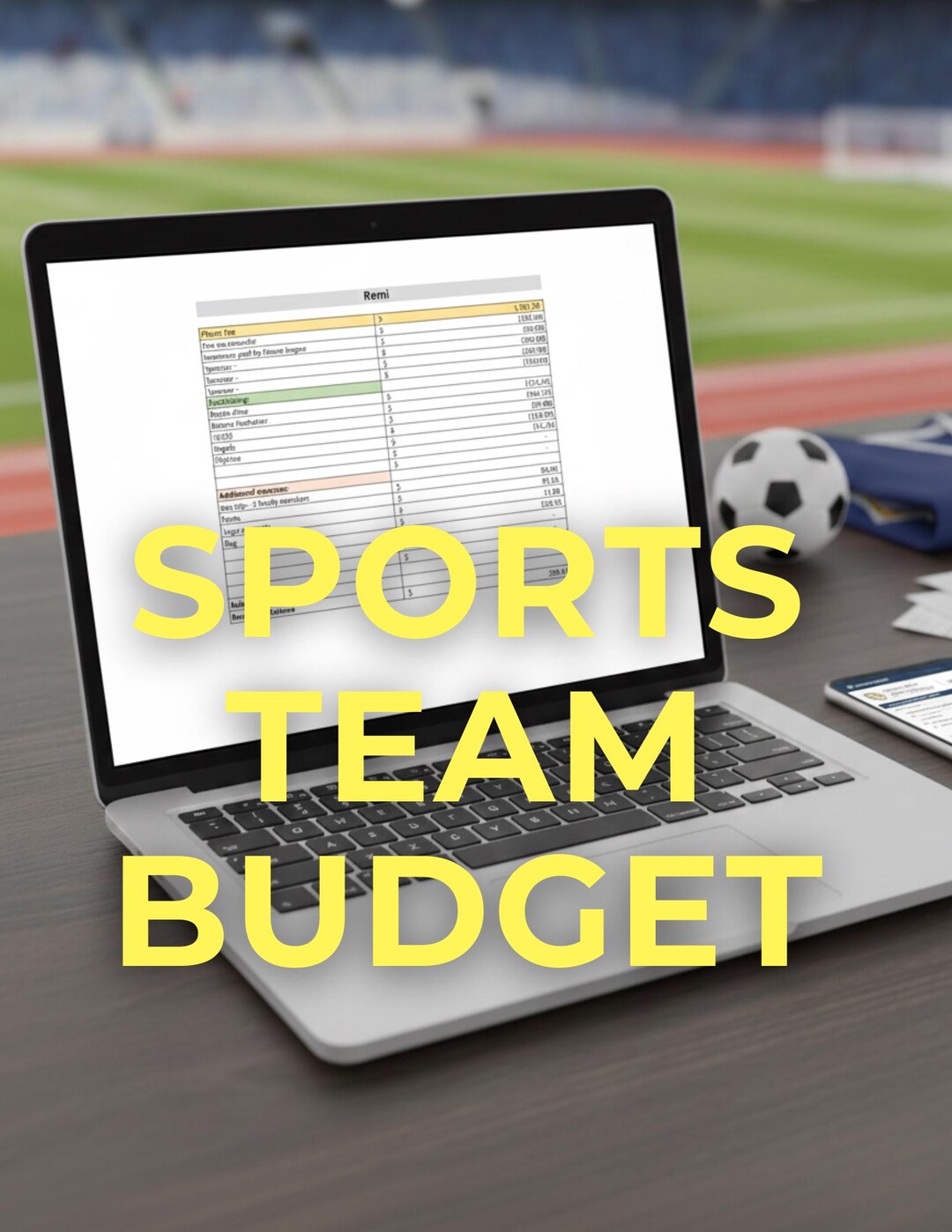 Professional Sports Team Budget Tracker | Automated Excel & Google ...