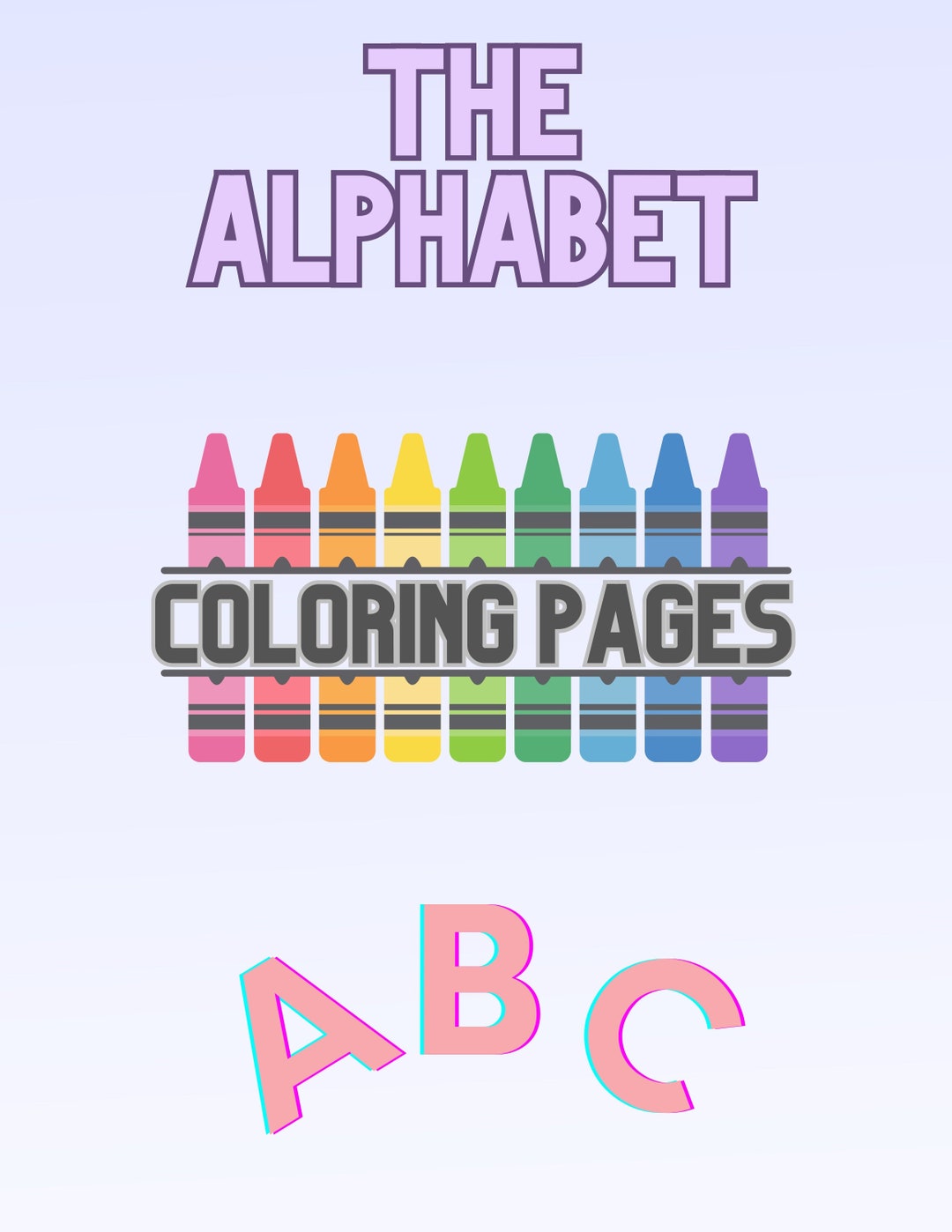 The Alphabet Coloring Pages - 27 PRINTABLE Pages - Preschool Coloring ...