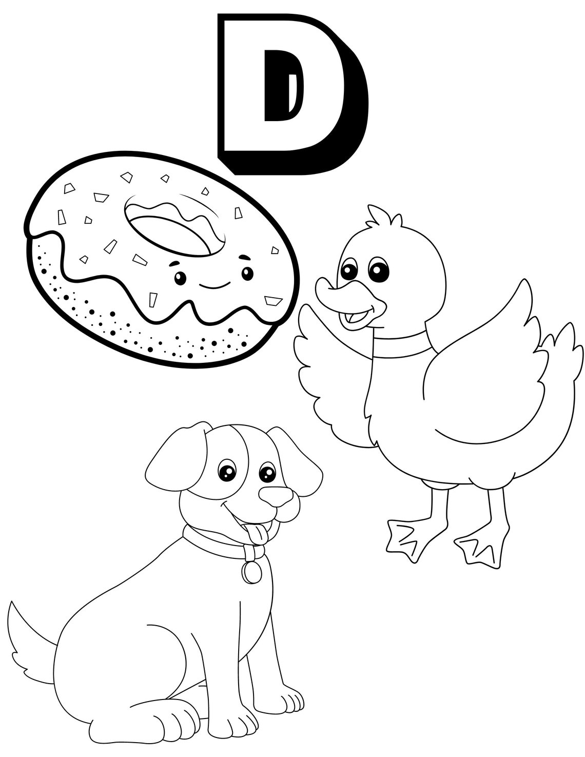 The Alphabet Coloring Pages - 27 PRINTABLE Pages - Preschool Coloring ...