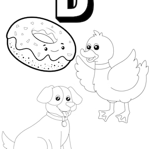 The Alphabet Coloring Pages - 27 PRINTABLE Pages - Preschool Coloring ...