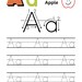 Alphabet Letter Tracing Teachers Preschool Kindergarten Daycare ...