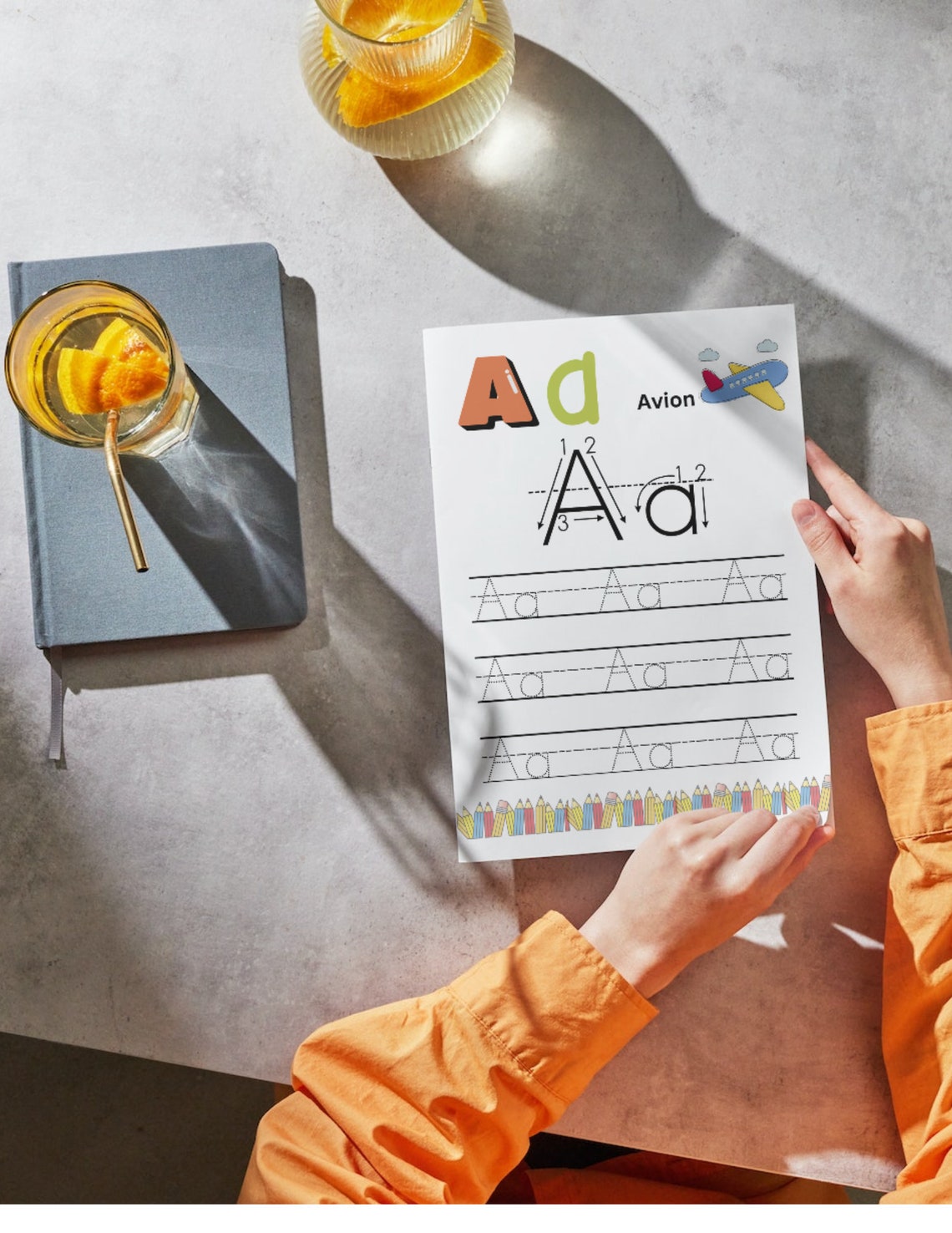 French Alphabet Tracing Worksheet – 26 Pages, Preschool (PDF Pattern ...