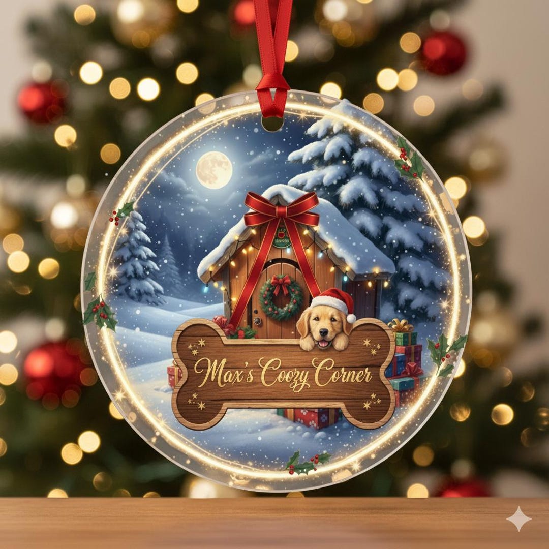 Personalized Dog Christmas Sign | Custom Pet Holiday Art (digital ...