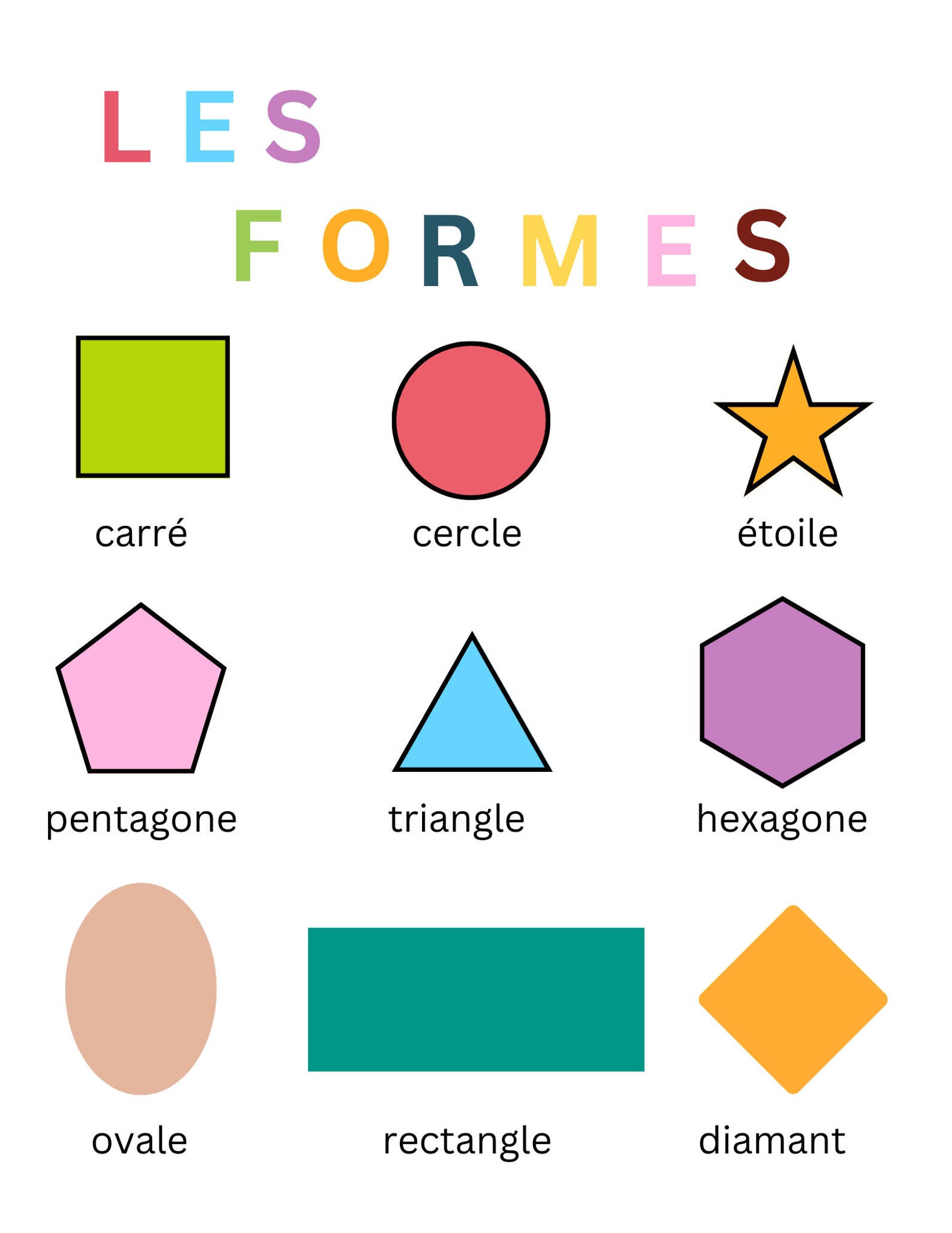 Maternelle - Préscolaire - on Joue Avec Les Formes - Pages D'activités ...