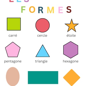 Maternelle - Préscolaire - on Joue Avec Les Formes - Pages D'activités ...