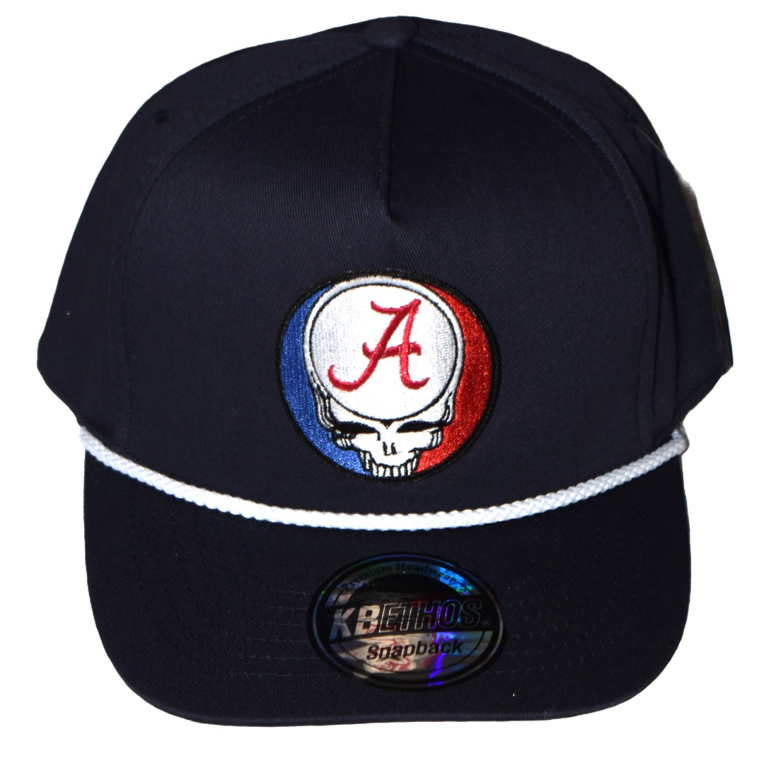 RARE Alabama Crimson Tide and Grateful Dead Steal Your Face 5 Panel Hat ...