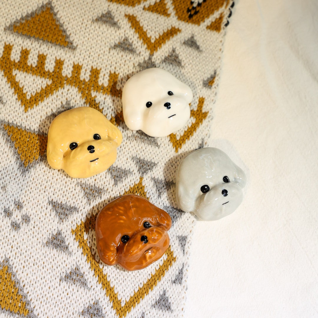 Handcrafted Pet Magnets. Handmade Ceramic Fridge Sticker. Home Decor ...