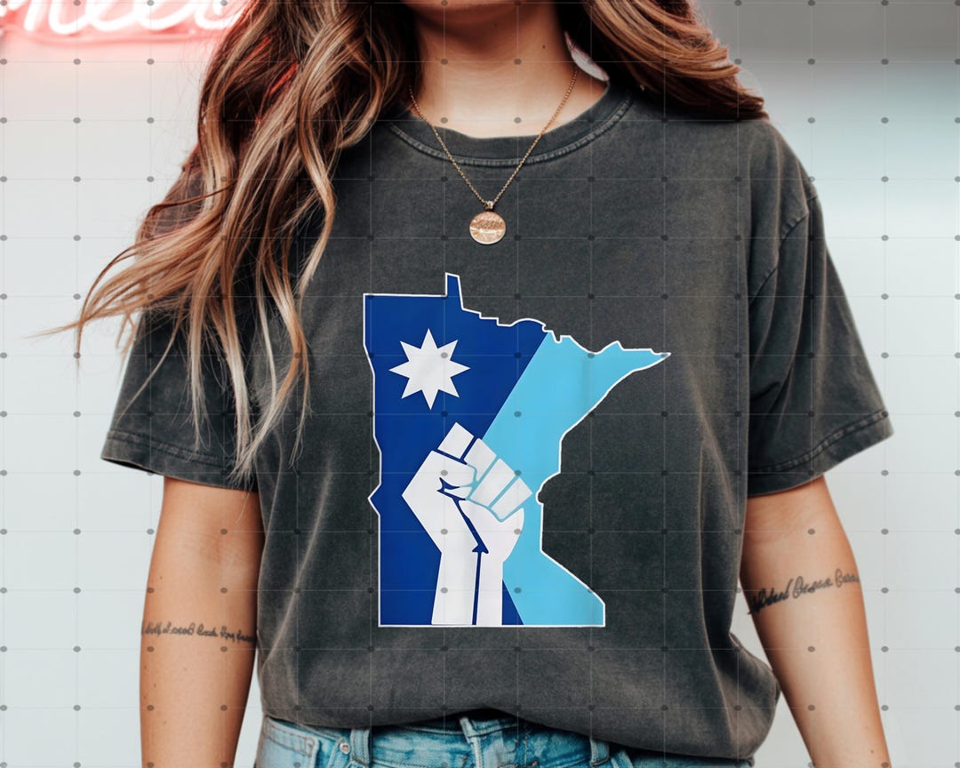 Minnesota Resistance Fist PNG | MN Protest Art | Freedom & Unity Design ...