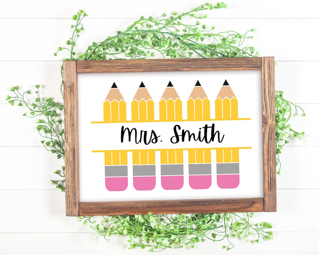 Teacher Sign, Teacher Svg, Teacher Sign Svg, Teacher Png, Cricut File ...