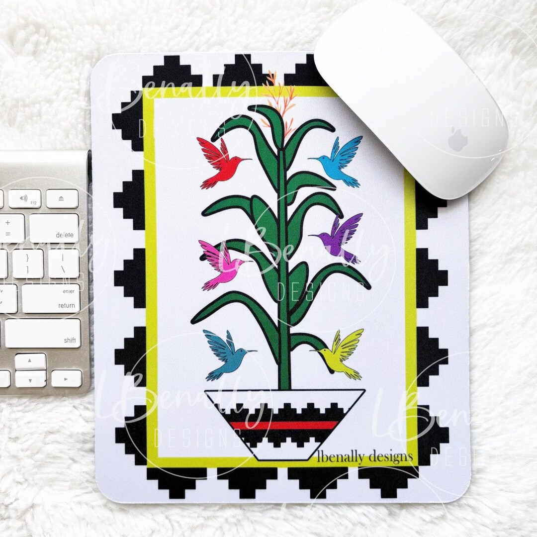 Mouse Pad, Home Office Decor, Cornstalk, Native American, Indigenous ...