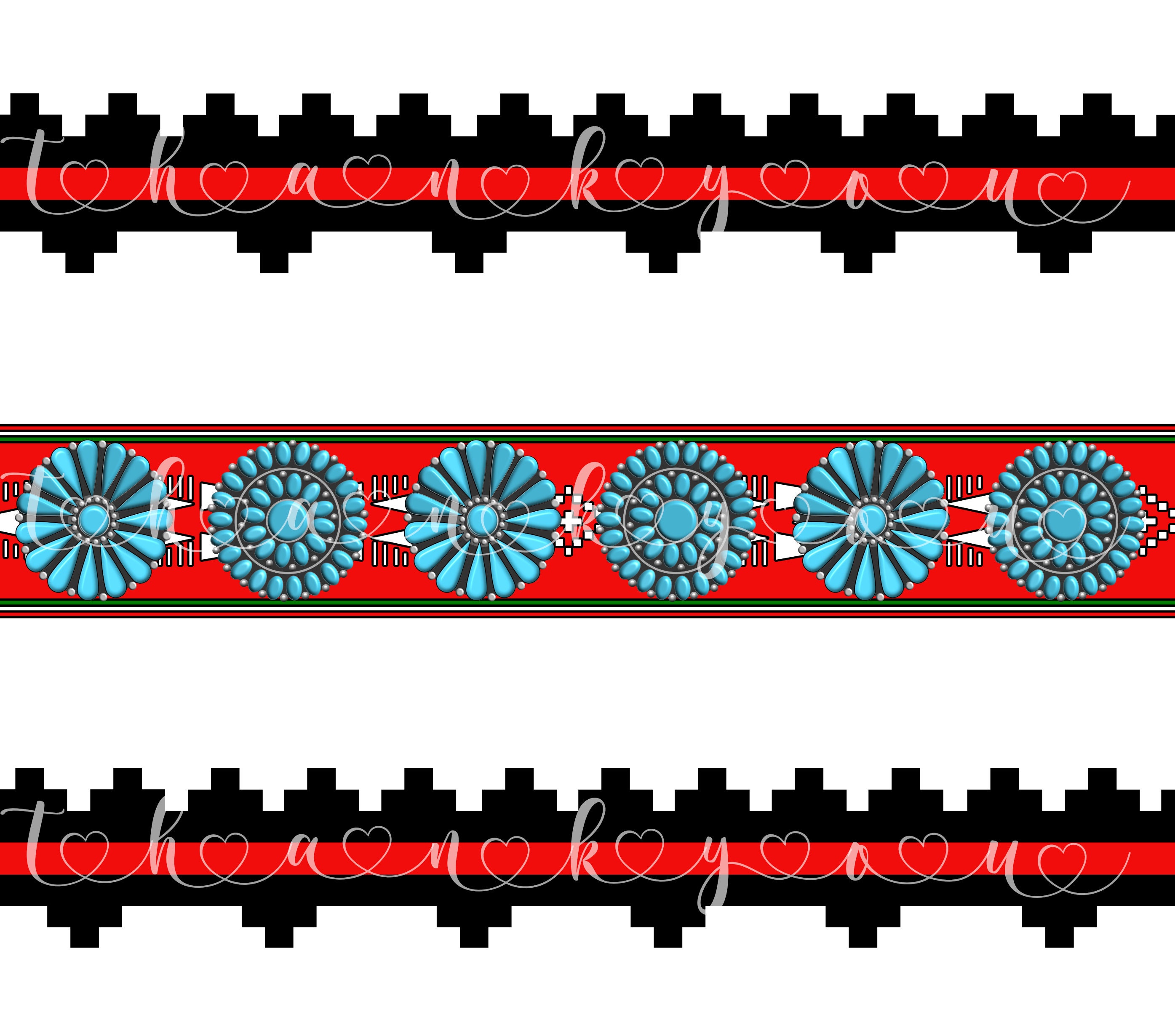 Navajo Basket Design PNG 20oz Skinny Tumbler Sublimation Wrap ...