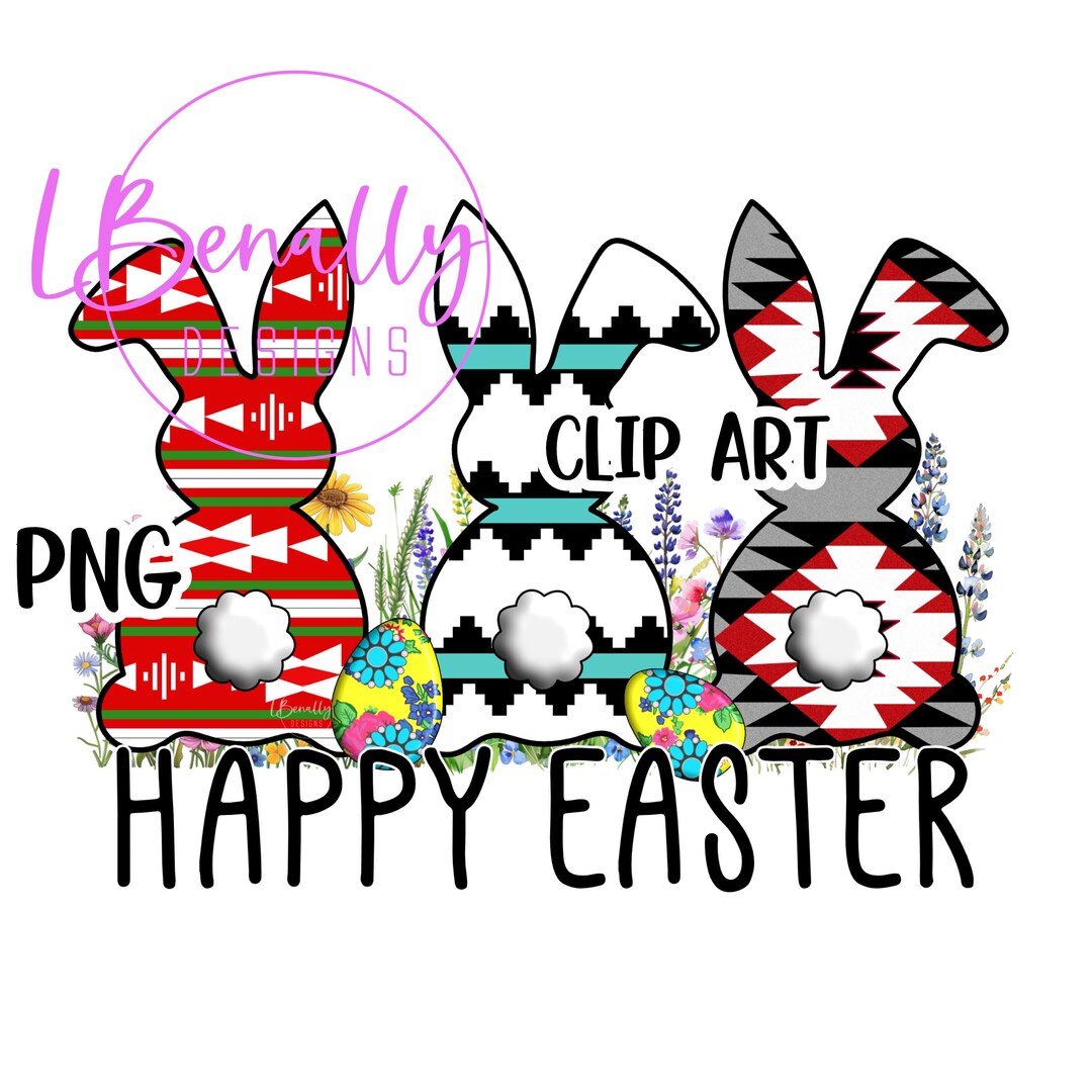 Happy Easter, Clip Art, PNG, Native American Design, Indigenous, Sash ...