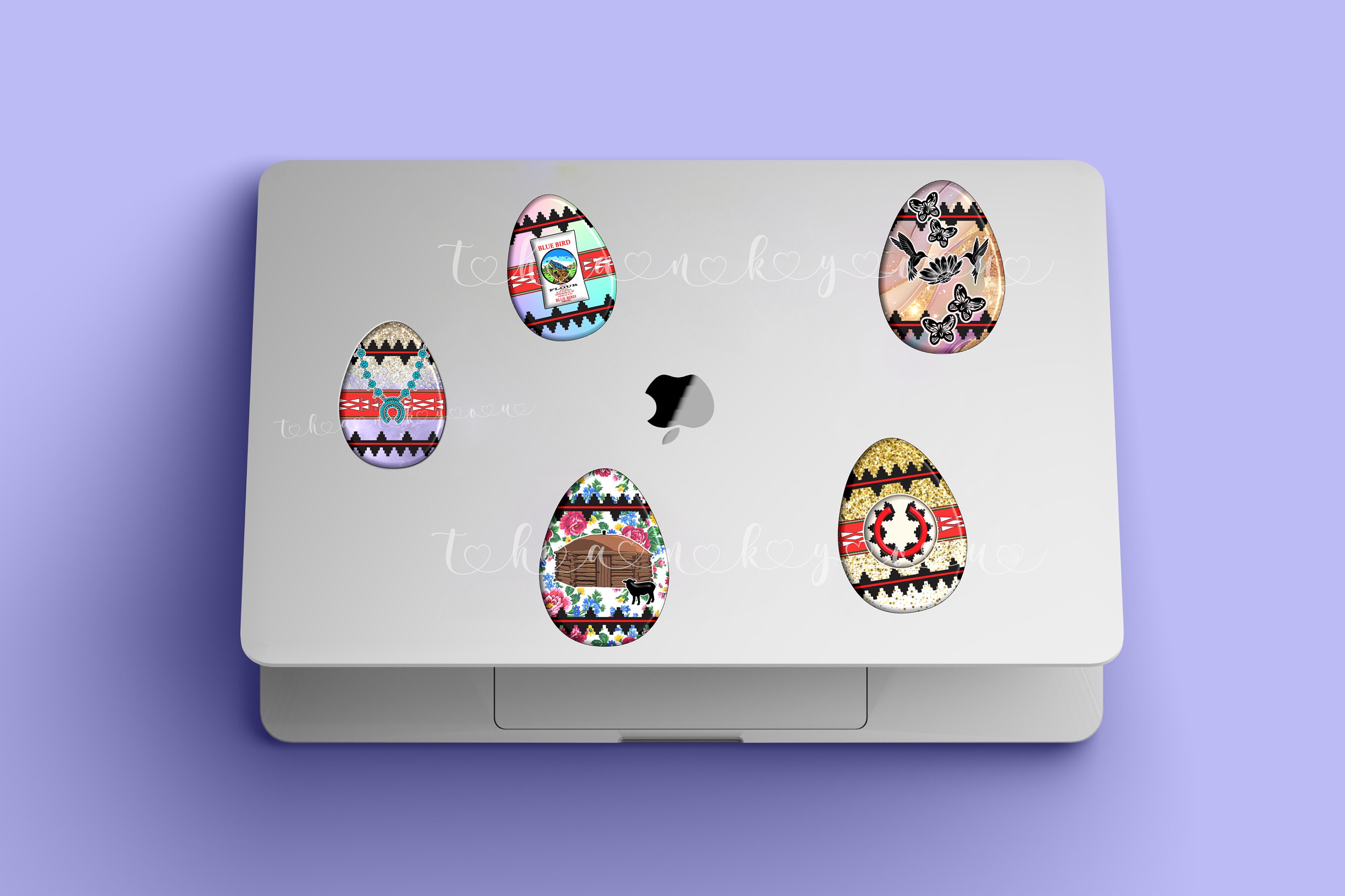 Easter Eggs Clipart, Navajo Design, PNG, Digital Download, Indigenous ...